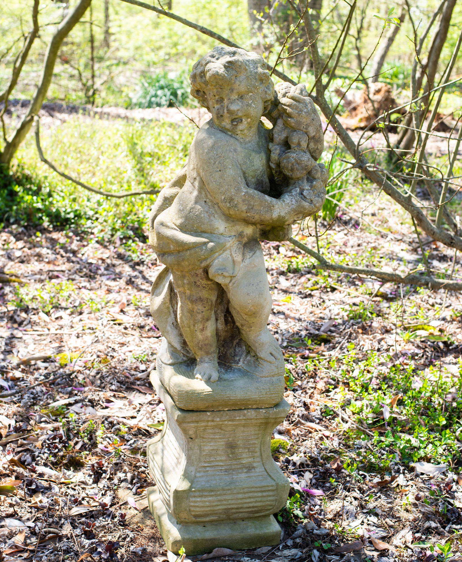 Cherub 4 Season "fall" Statue Auction