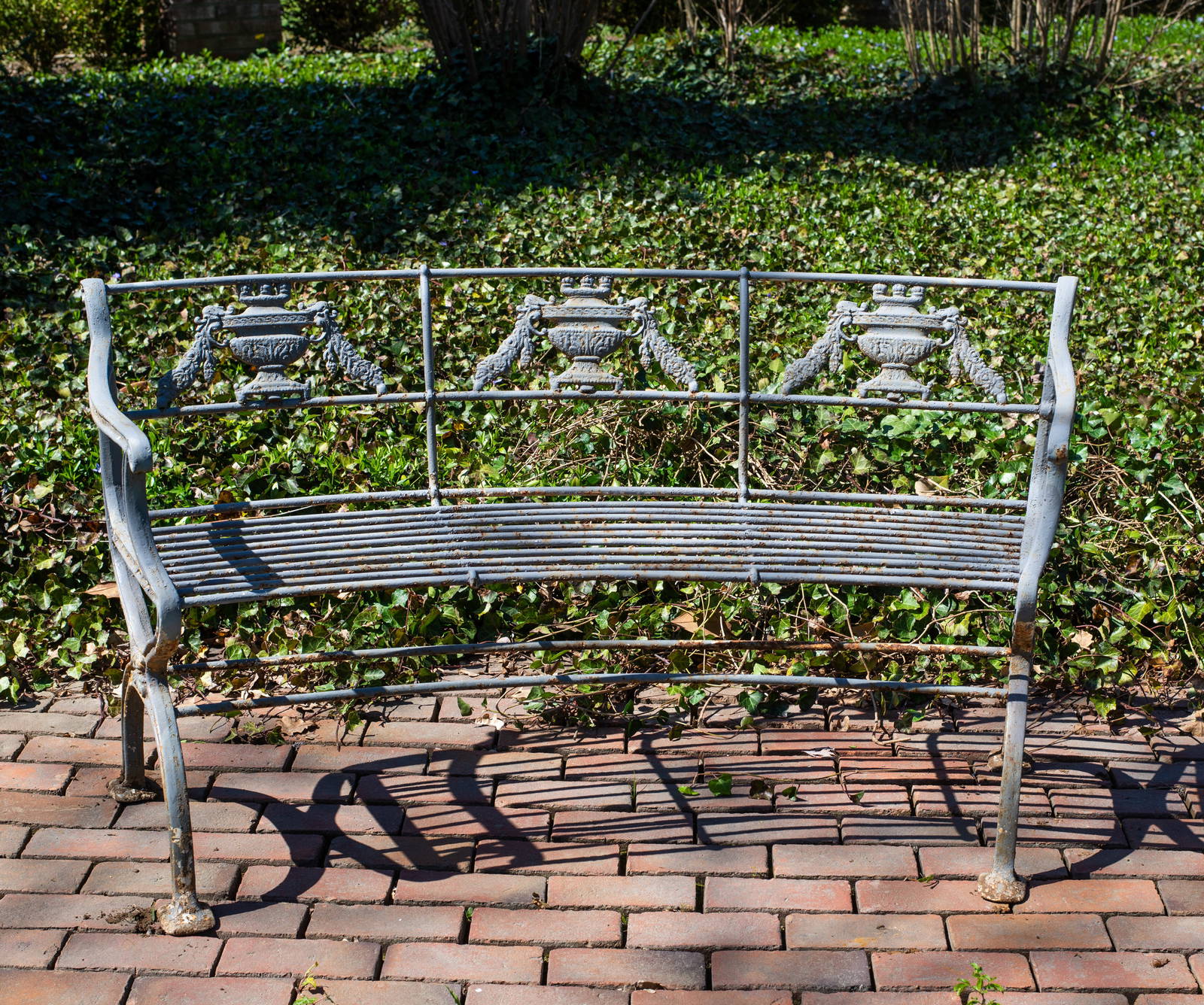 German Cast Iron Bench After Karl Friedrich Schinkel Auction