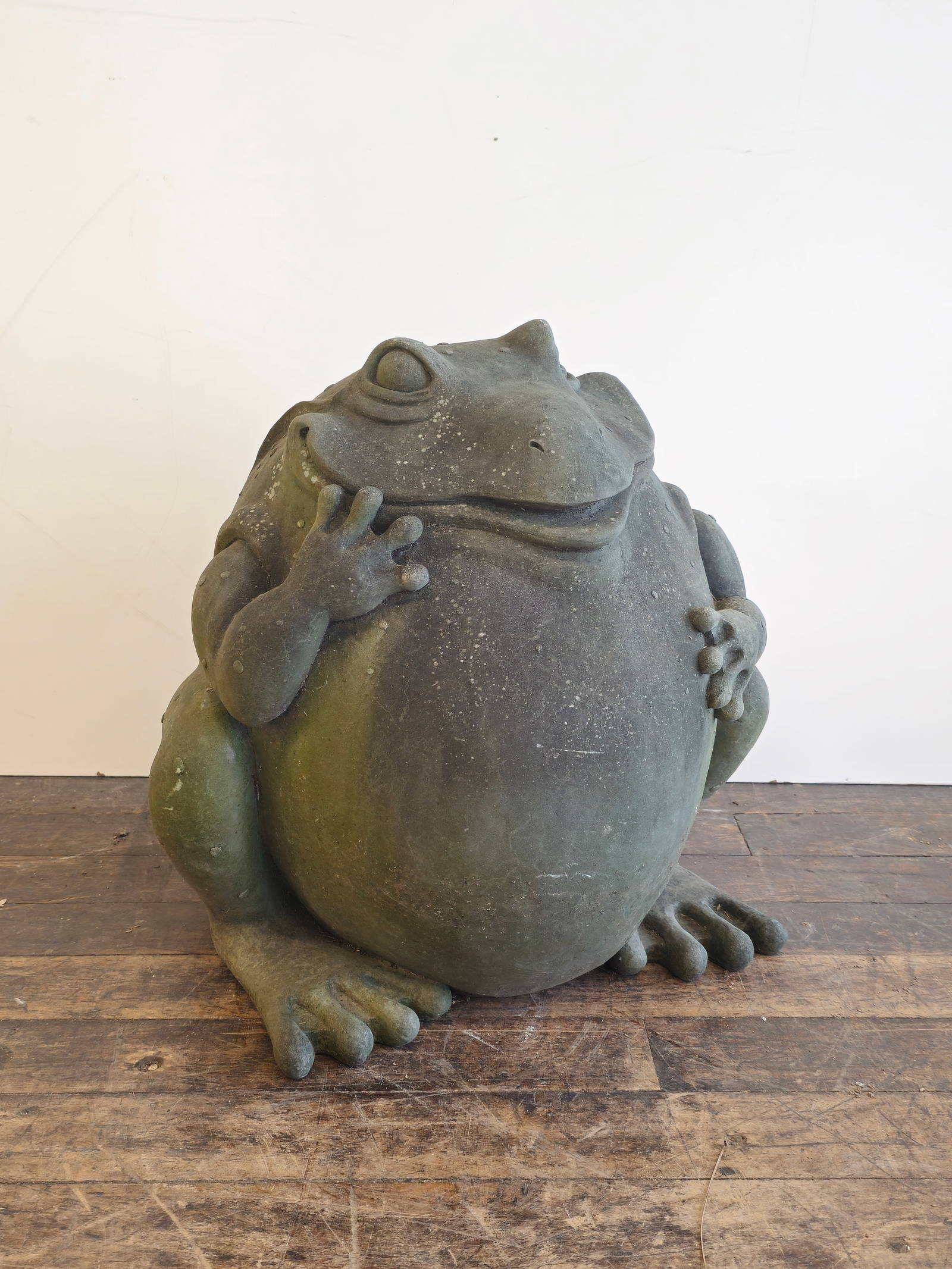 Large Ceramic Frog Garden Sculpture Auction
