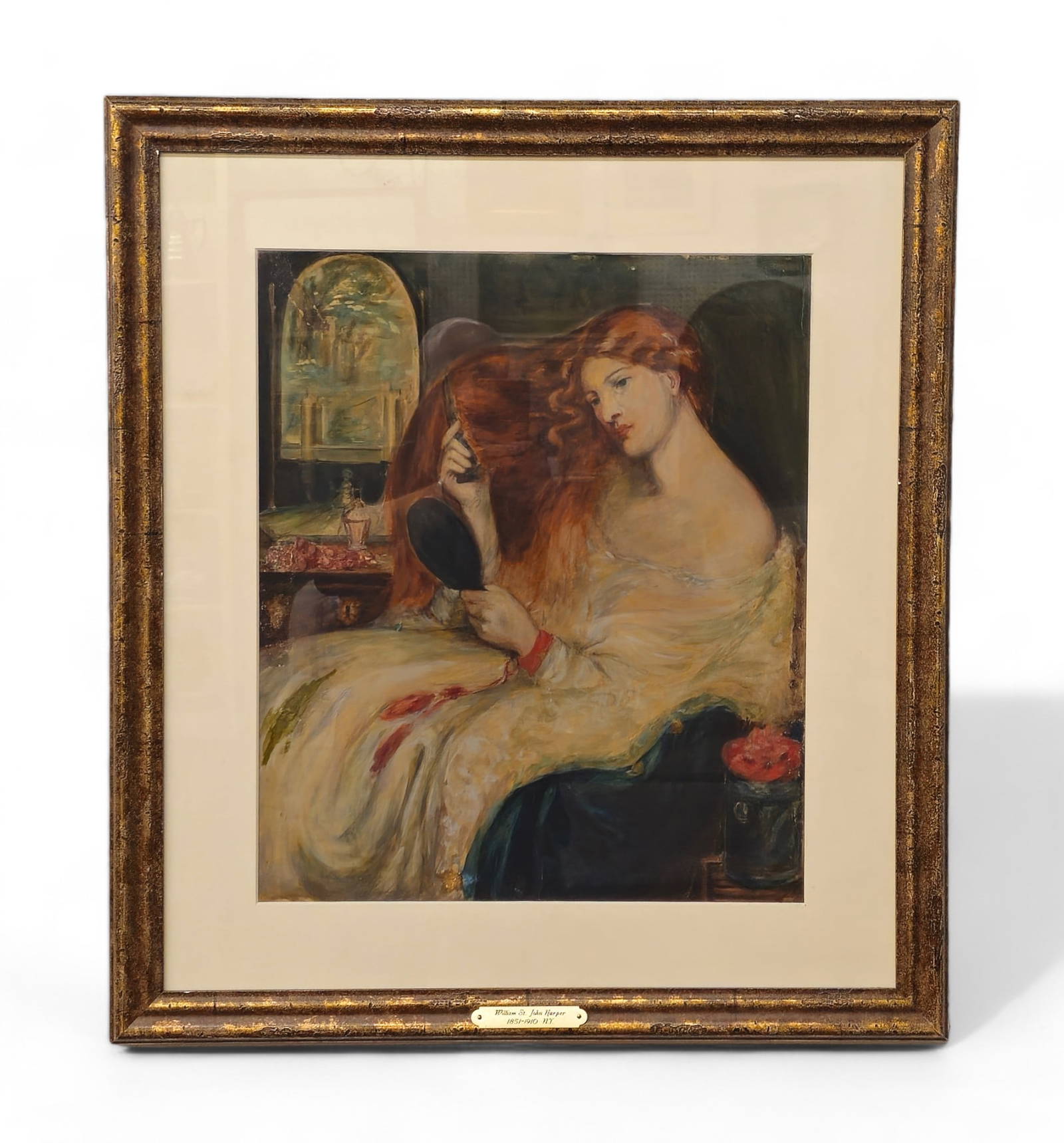 William St. John Harper (1851-1910, Ny) Watercolor Auction