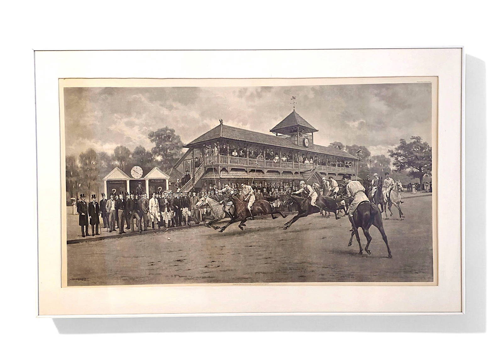 George Goodwin Kilburne, Pytchley Vs Workwickshire, The Finial Of The ...