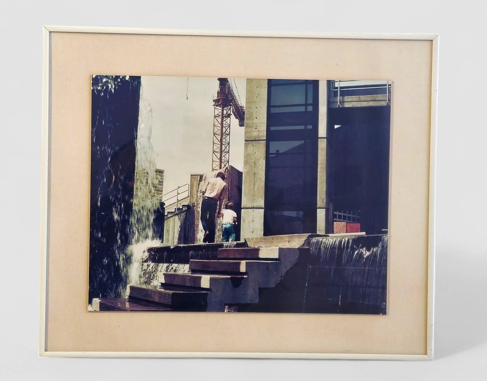 Original Photograph Of Cincinnati's One Lytle Place Water Park Auction