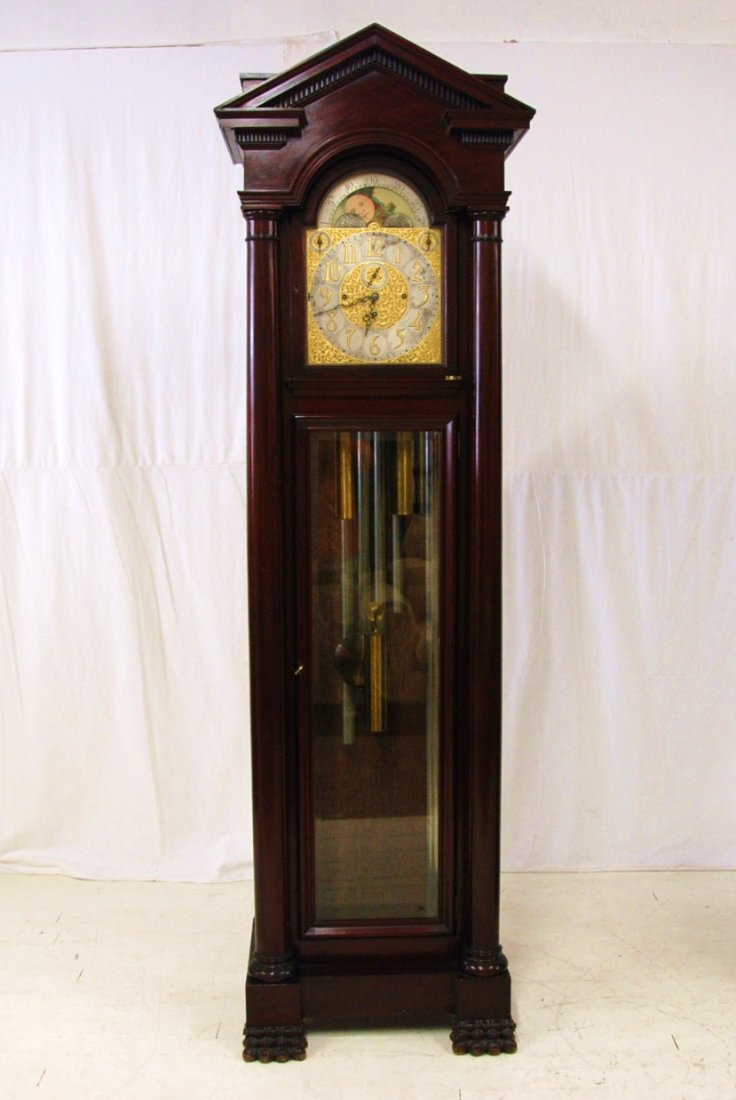 Rare Michie Brothers Tall Case Clock