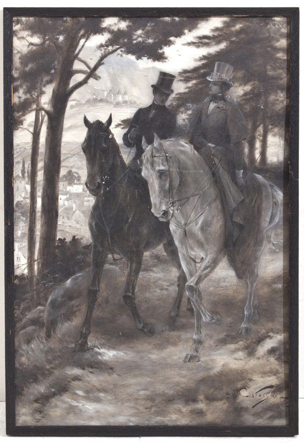 Andre Castaigne (1860 1930) Oil