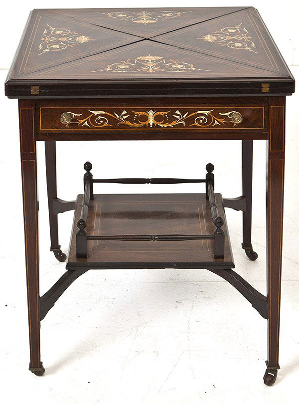 Outstanding Inlay Handkerchief Table