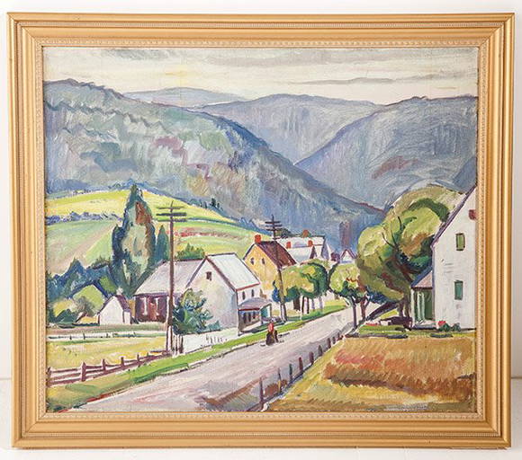 Edgar Nye (1879 1943) Oil