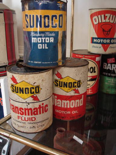 3 One Qt. Sunoco Cans
