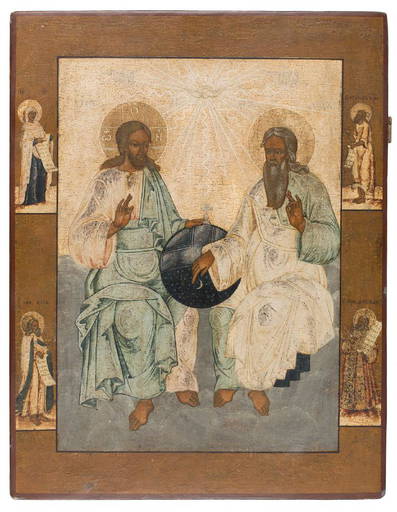 The New Testament Trinity, Icon, 17th/18th Century