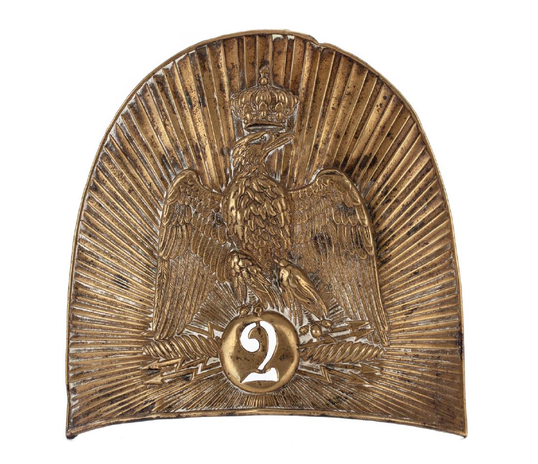 Grenadier's shako plate, 1854 model, beginning of the