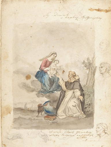 Rafal Hadziewicz, (1803 1886), "sant Dominic