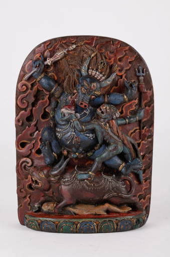 18th C. Tibetan Wood Carved Figure of Yama & Yami - Dec 12, 2013 ...