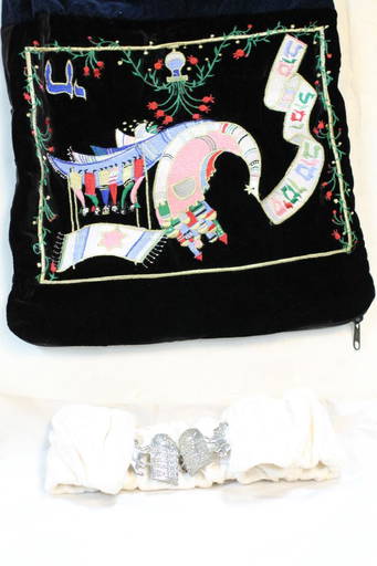 Two Pieces Of Jewish Textiles