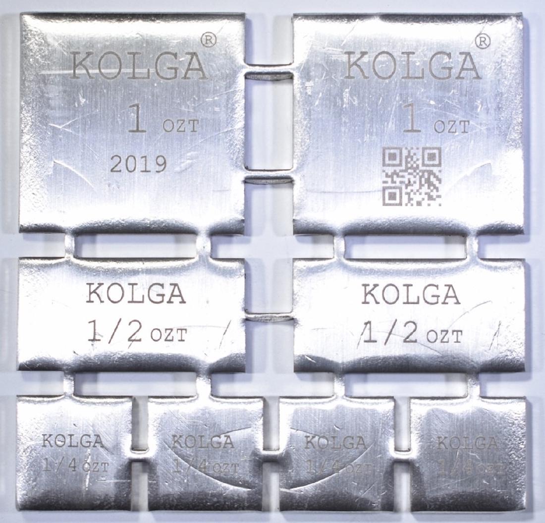 KOLGA 4-OUNCE SILVER INGOT; - May 28, 2019 | Silver City Auctions in OH