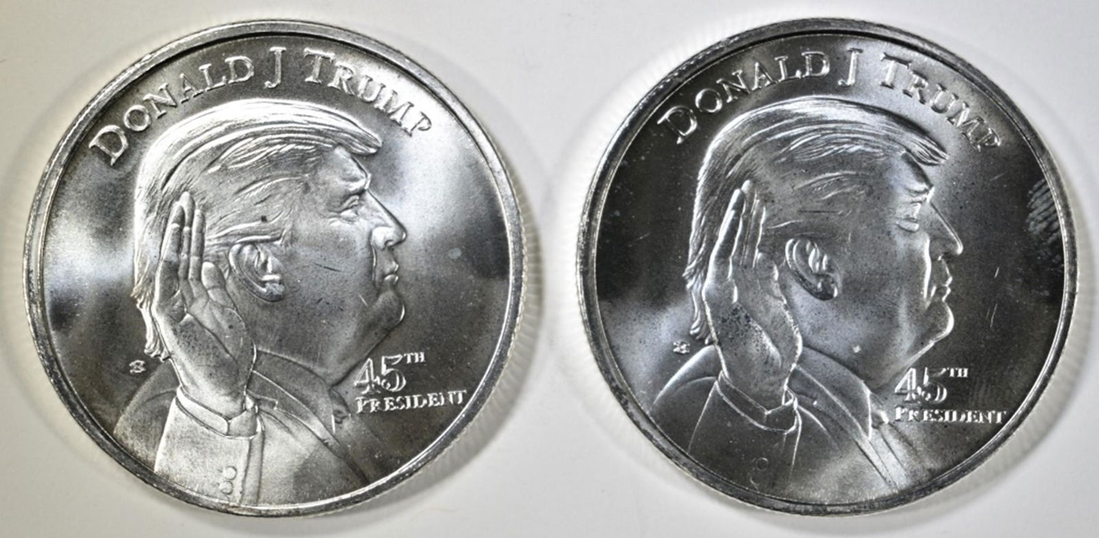 2 1 Oz .999 Silver Donald Trump Rounds