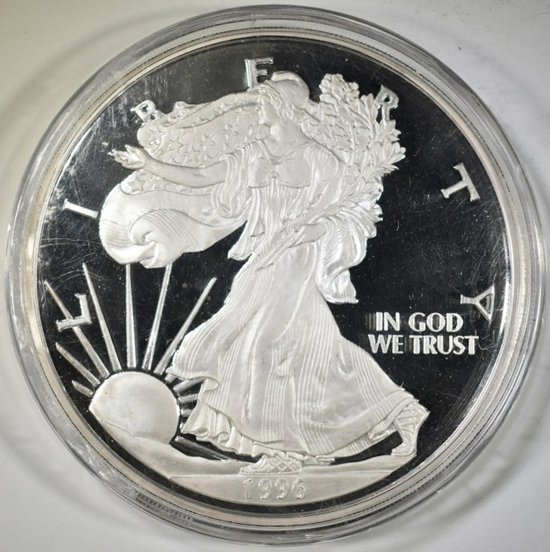 1996 One Half Pound .999 Silver Eagle Round