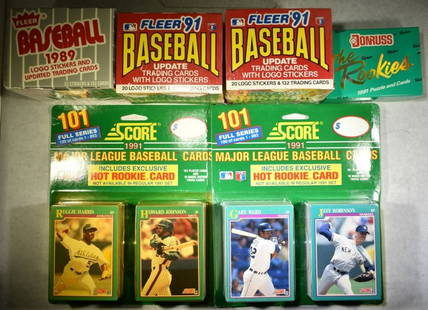 1989 Fleer New In Package Baseball Cards/logo Stickers