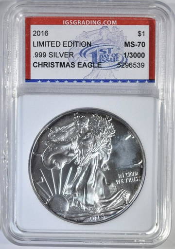 2016 American Silver Eagle Igs Perfect Gem