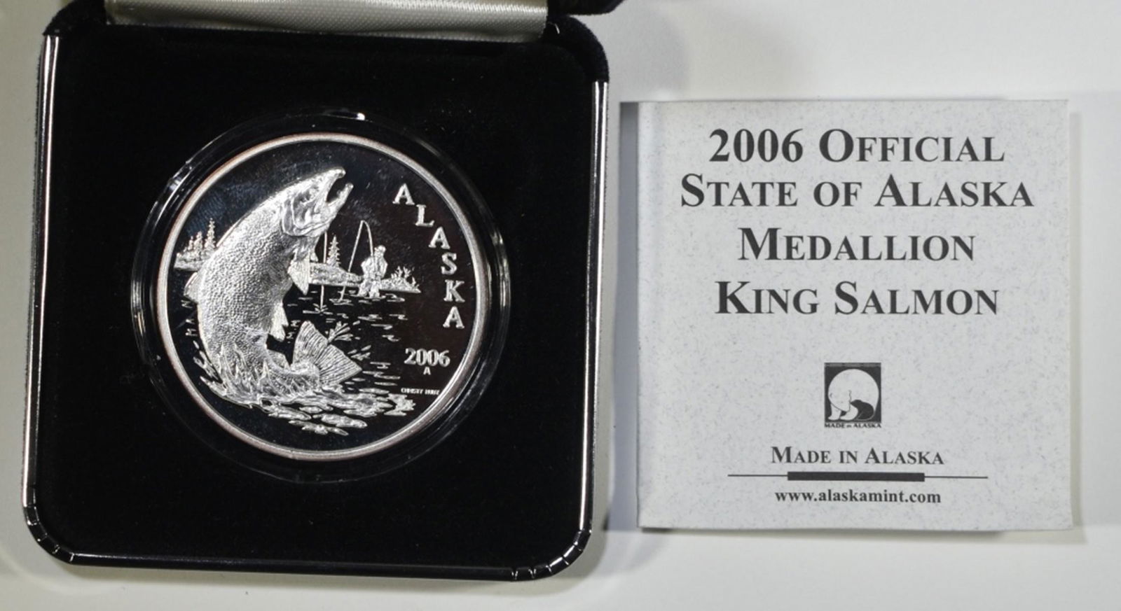 2006 State Of Alaska 1 Oz Silver Medallion