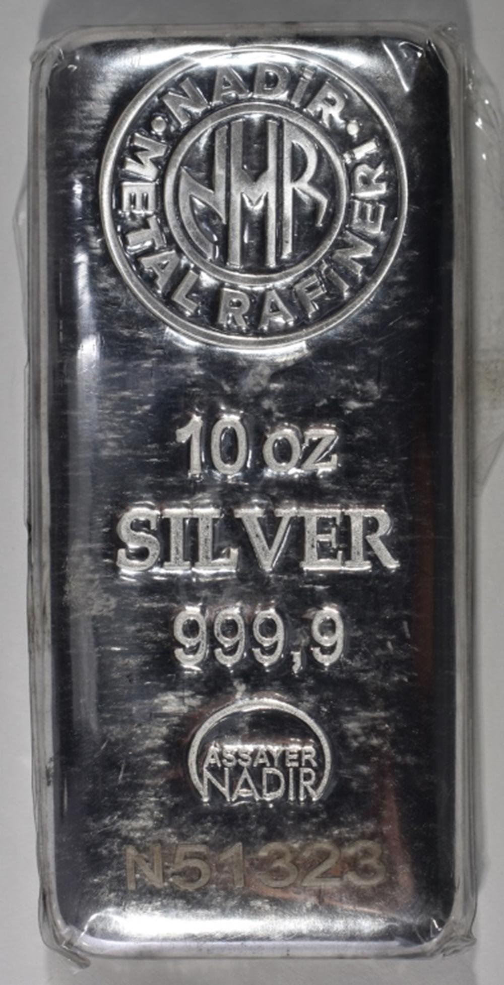 10 OZ .999 SILVER BAR - Mar 28, 2023 | Silver City Auctions in OH