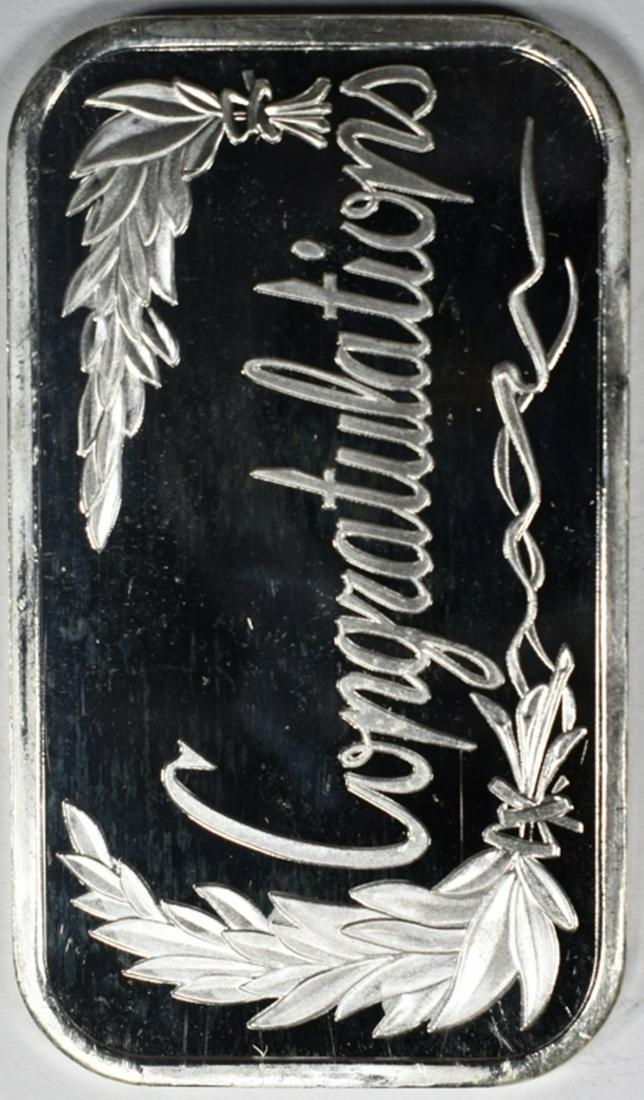 2023 Congratulations .999 Silver 1 Oz Bar