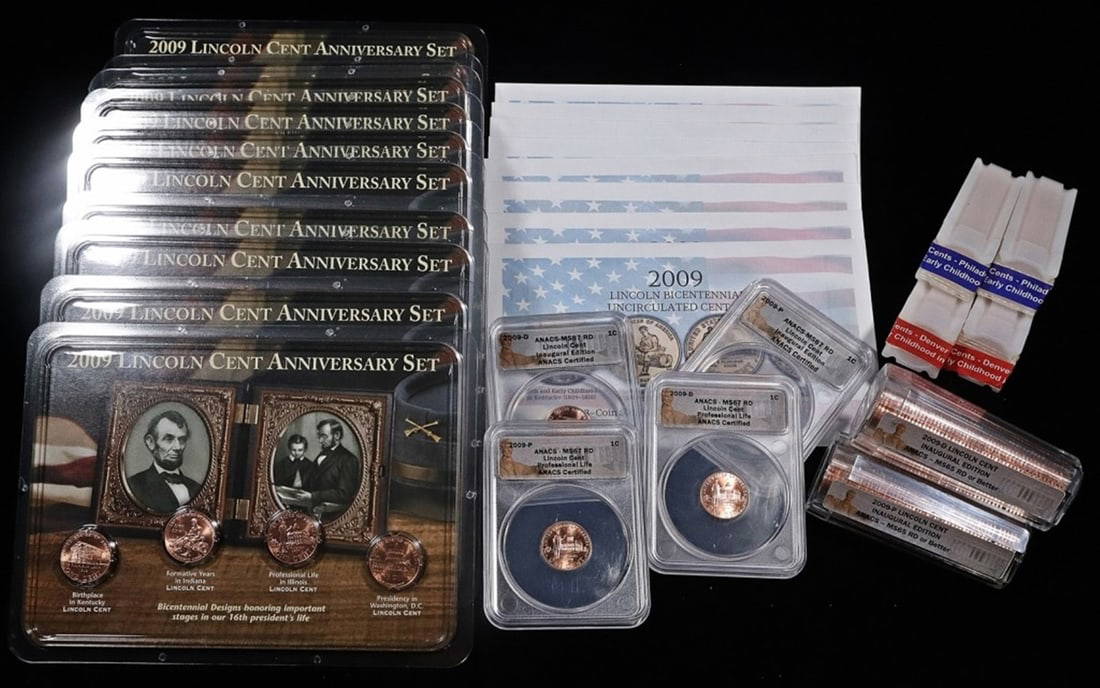 Lincoln Cent Collectors Lot Auction