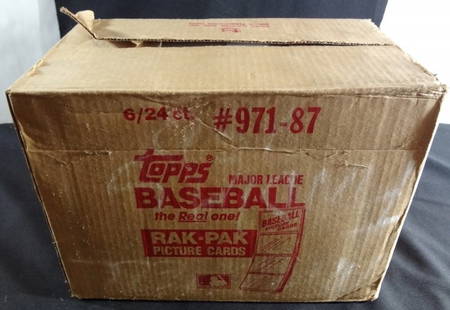 1983 Topps Unopened Grocery Rack Packs With Original