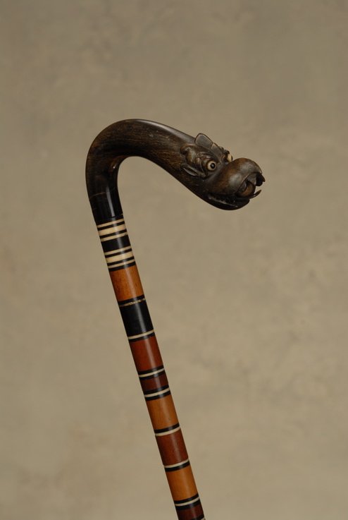 An oriental horn cane of a mythical beast - Apr 27, 2013 | Tradewinds ...