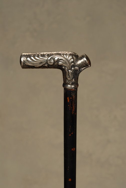 A silver decorative cane from Rest Fenner Smith & Co
