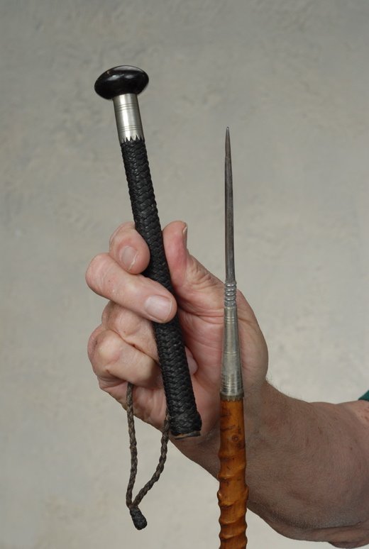 A fine Basque makhila cane