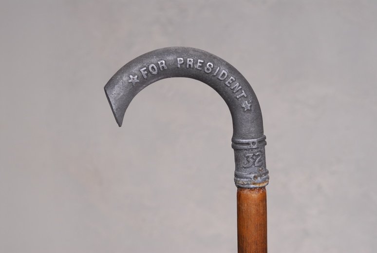 A 1932 Campaign Cane Of Franklin D. Roosevelt
