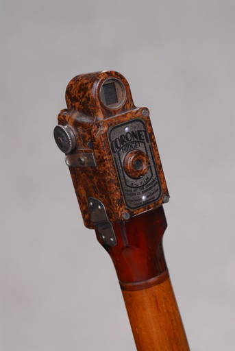 A Rare English Coronet Midget Camera Cane