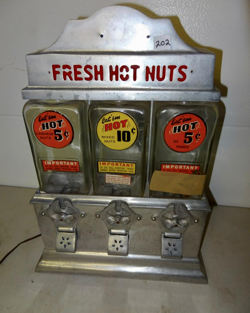Coin Operated Lighted Hot Nuts Machine - Jan 01, 2020 | Danny's Auction ...