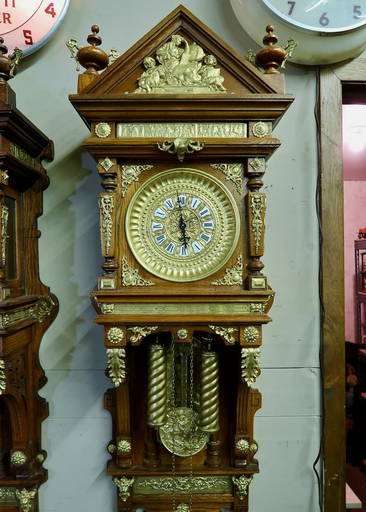 Ansonia 2 Weight Oak Wall Clock - Jan 01, 2022 | Danny's Auction in MN