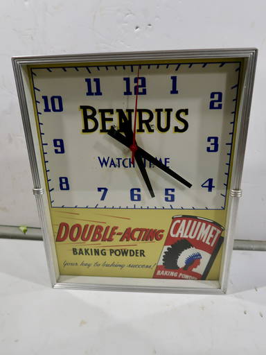Calumet Baking Powder Advertising Clock (#0159) on Jan 01, 2023 | Danny ...
