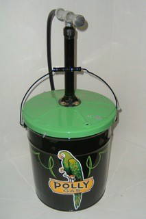 Restored Poly Grease Can