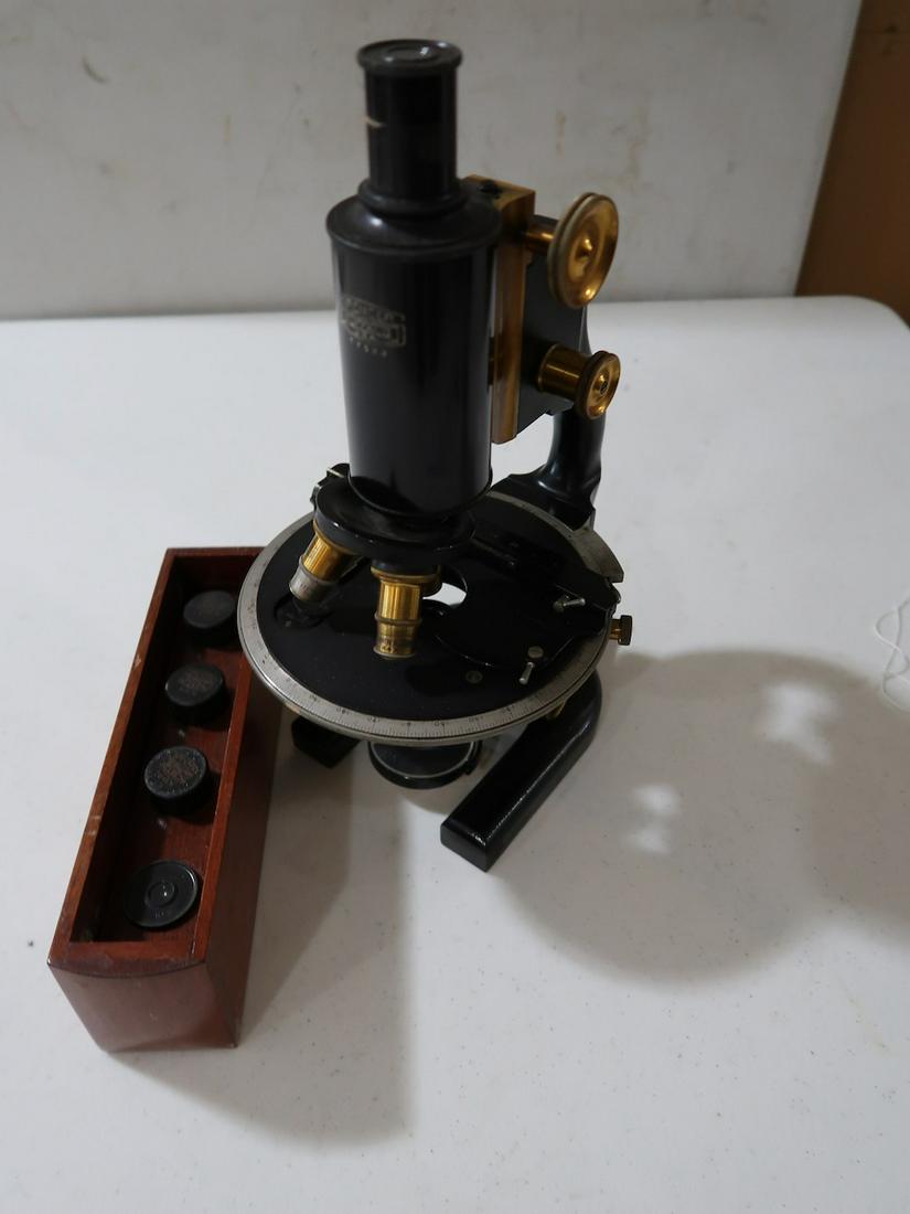 Spencer Microscope W/ Lenses Auction