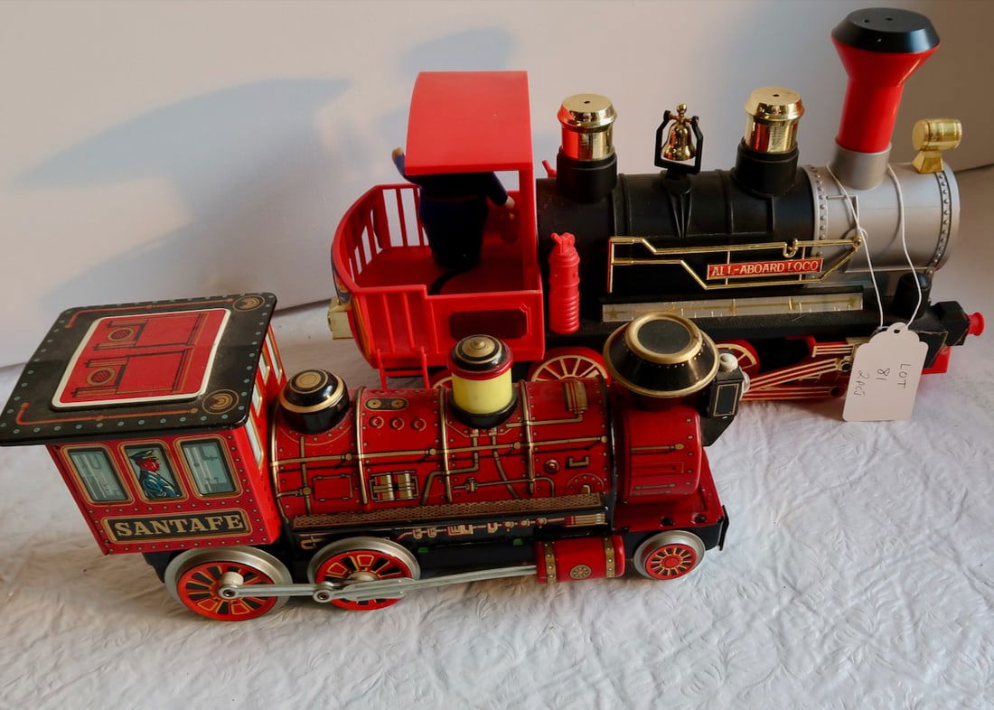 2 Railroad Battery Operated Steam Engines