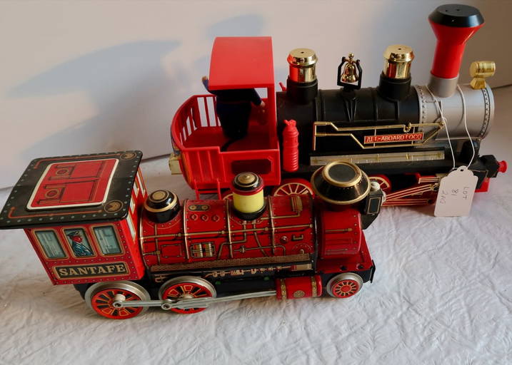 2 Railroad Battery Operated Steam Engines