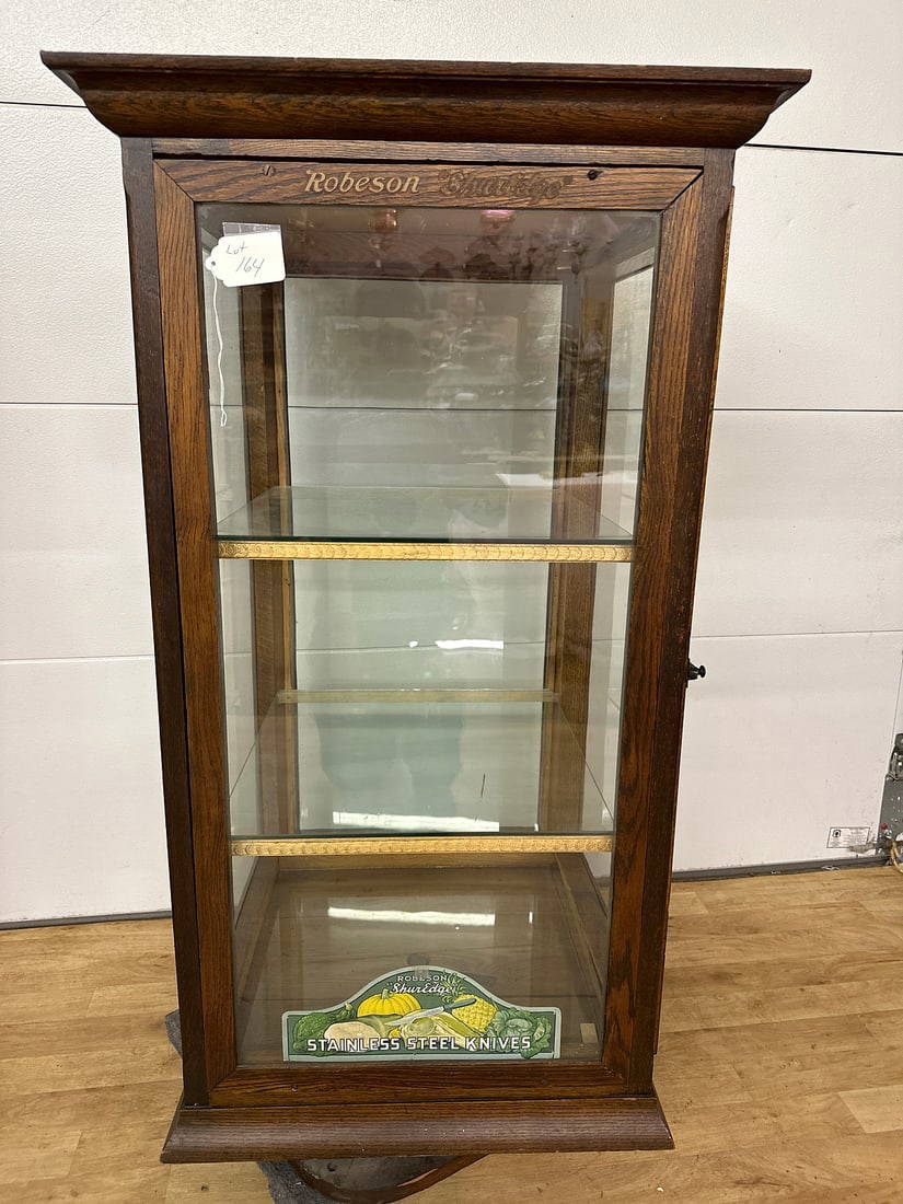 Robeson Shuredge Display Cabinet Auction