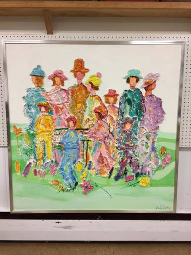 Large Sylvia Lieb Oil Painting