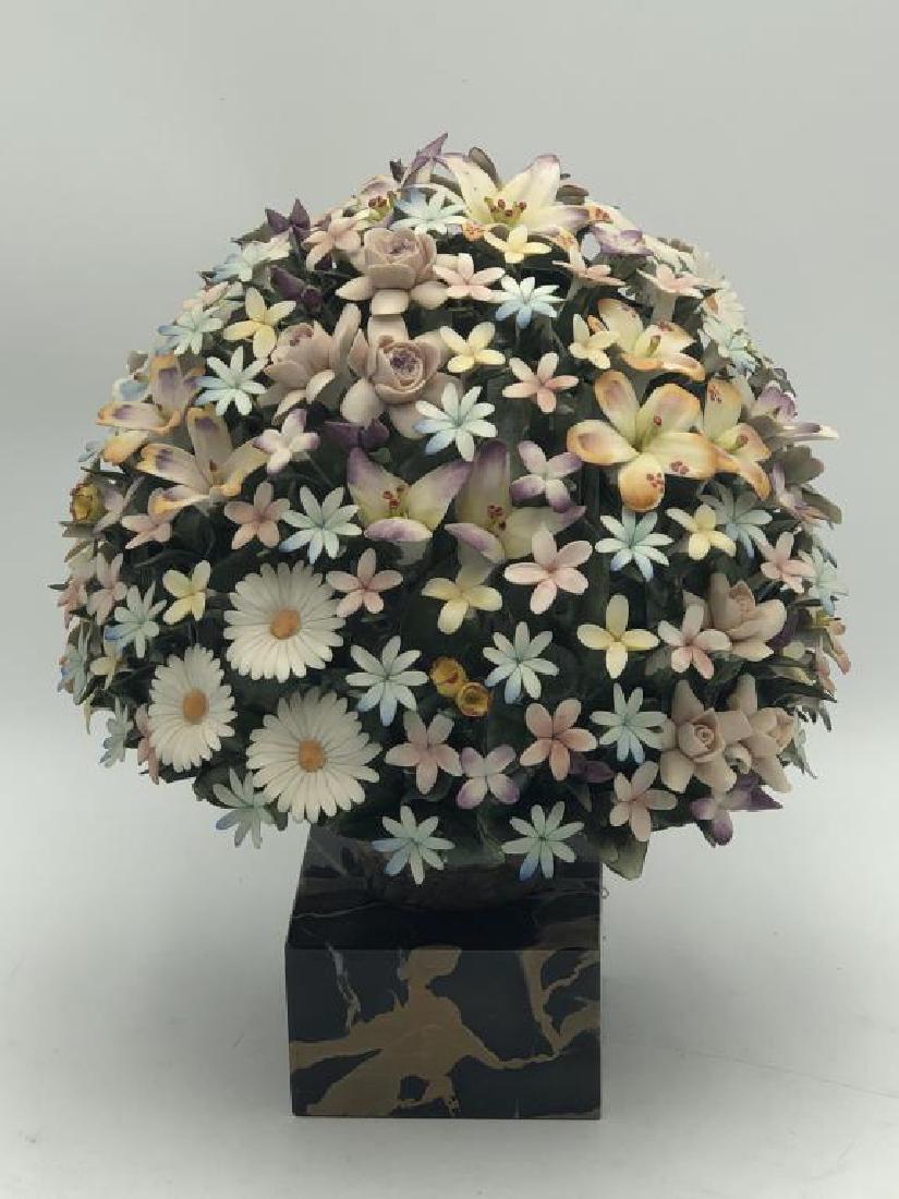 Capodimonte Porcelain Flower Arrangement