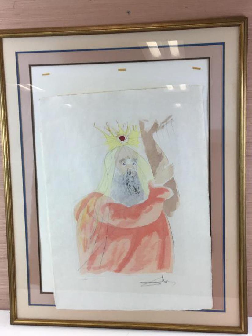 Signed Salvador Dali "God" Limited Ed. print