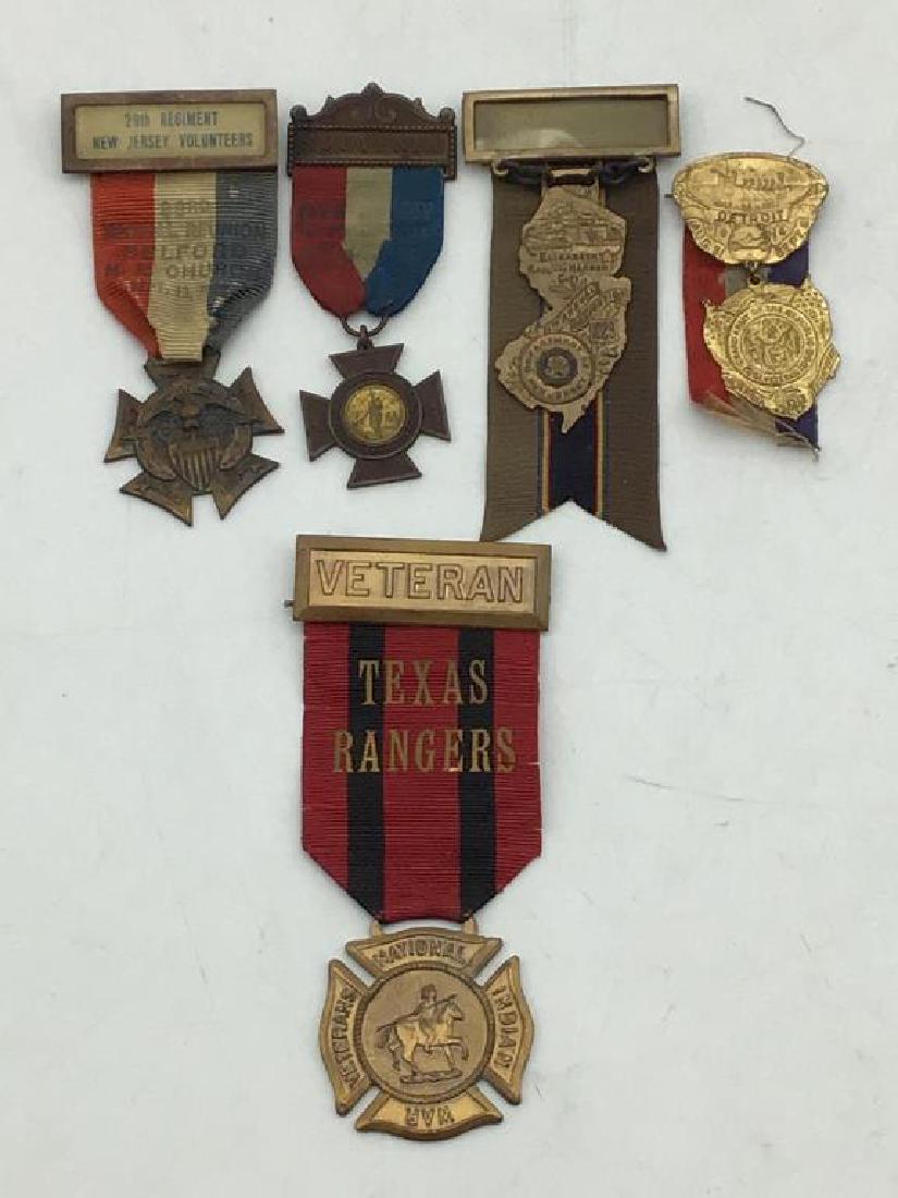 5 Veteran Of Military Service Medals