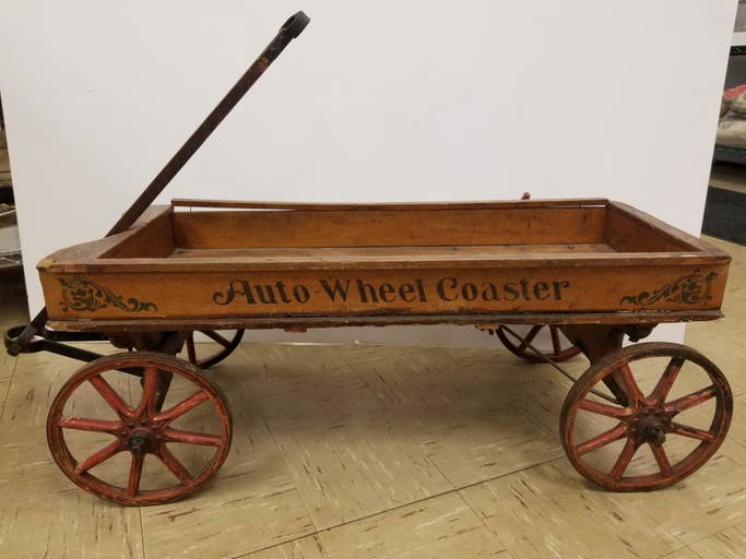 Early 1900s Auto Wheel Coaster Wagon