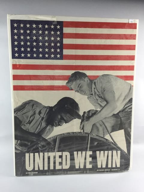 Ww 2 "united We Win" Poster