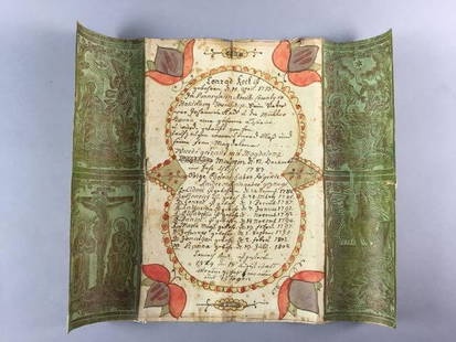 Bomberger Family Fraktur