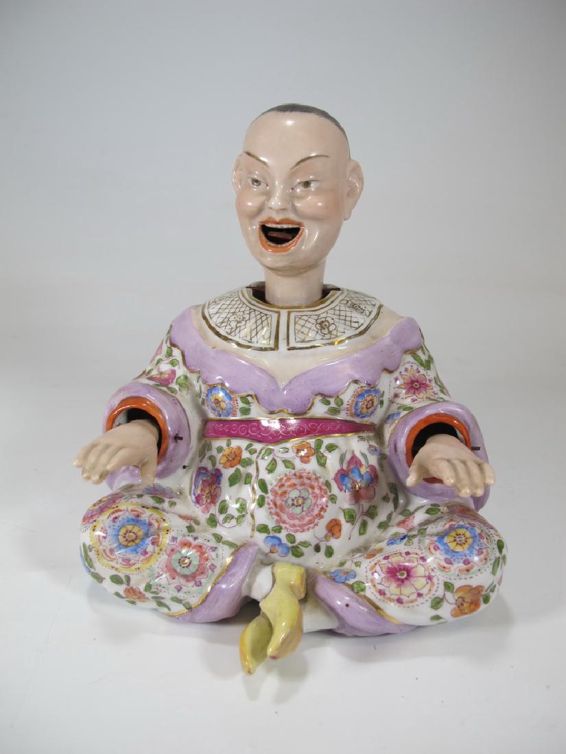 Antique Oriental Porcelain Nodder Statue