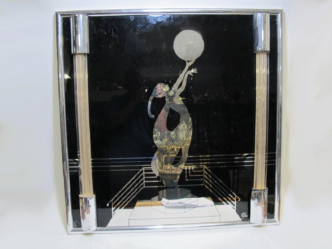 Jon GILMORE Artwork on glass, signed - Nov 22, 2017 | Antiques Show in FL