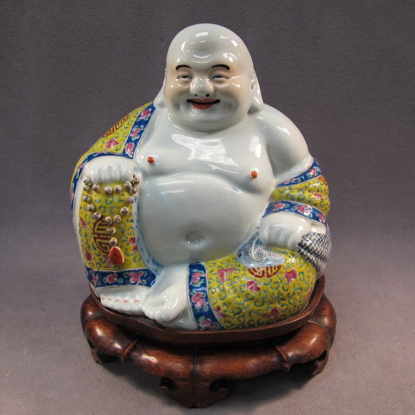 Chinese Porcelain Buddha