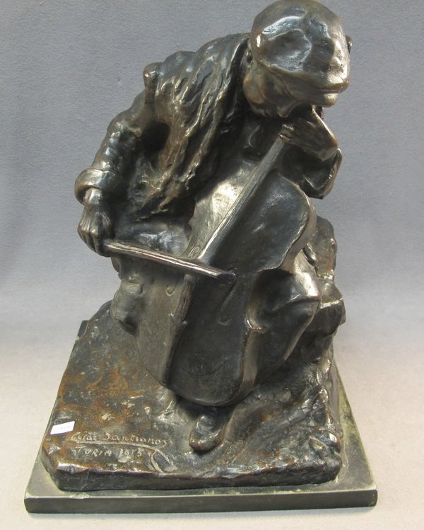 125: Cesar SANTIANO (1886-1919) bronze statue - Jun 27, 2012 | Antiques ...